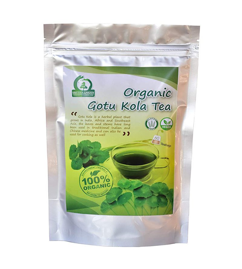 Gotu Kola Tea 60-Teabags - Krittiya Garden World