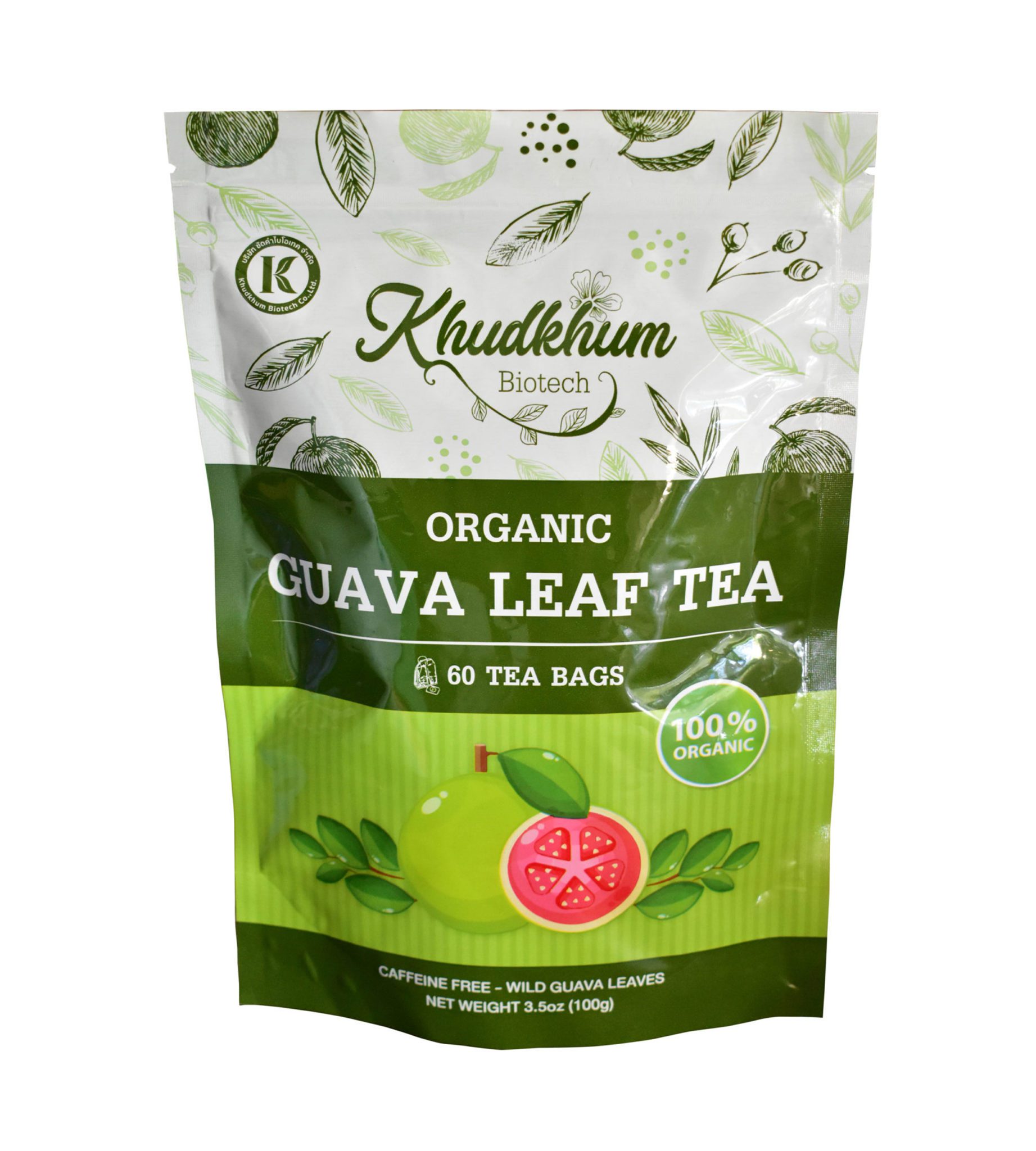 Guava Leaf Tea 60-Teabags - Krittiya Garden World