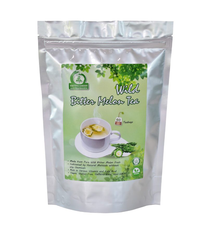 Wild Bitter Melon Tea 60-Teabags (3.2oz) - Krittiya Garden World