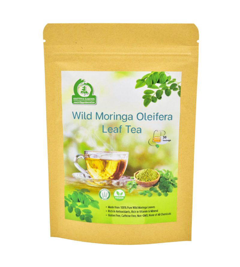 Wild Moringa Oleifera Leaf Tea 36-Teabags (1.9oz) - Krittiya Garden World